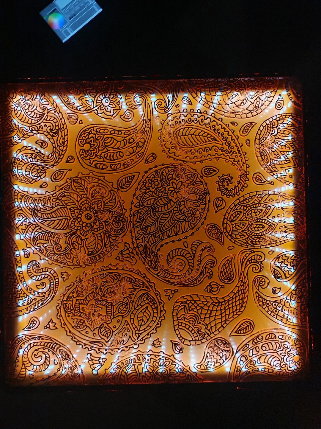 Mandala / Buddha Infinity Cube - Etsy UK
