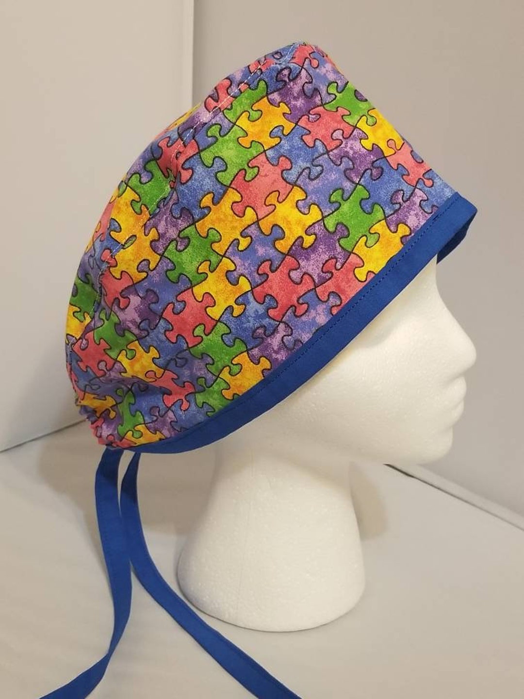 Rainbow Autism Awareness Scrub Hat/cap - Etsy