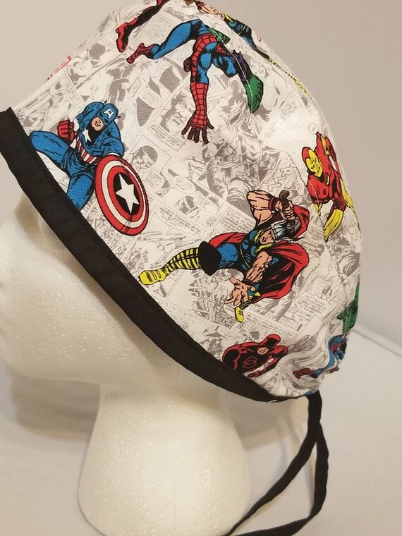 Marvel Avengers 1 Themed Scrub Hat/cap | Etsy