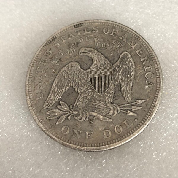 1870 Seated Liberty Dollar - Etsy