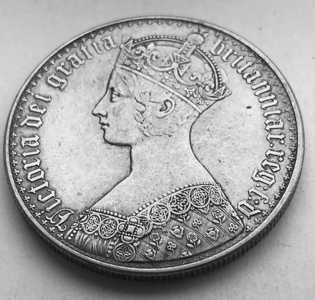 1847 Victoria Gothic Crown Restrike - Etsy Australia