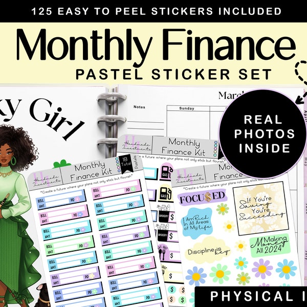 Finance Stickers - Etsy