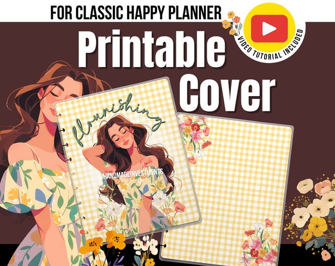 Printable Happy Planner Classic Cover - Printable Cover - Printable ...