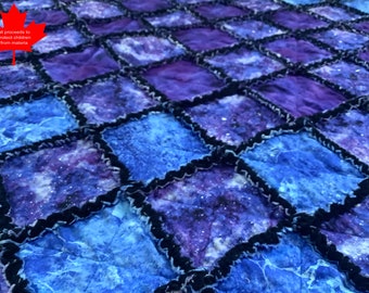 Purple Rag Quilt - Etsy