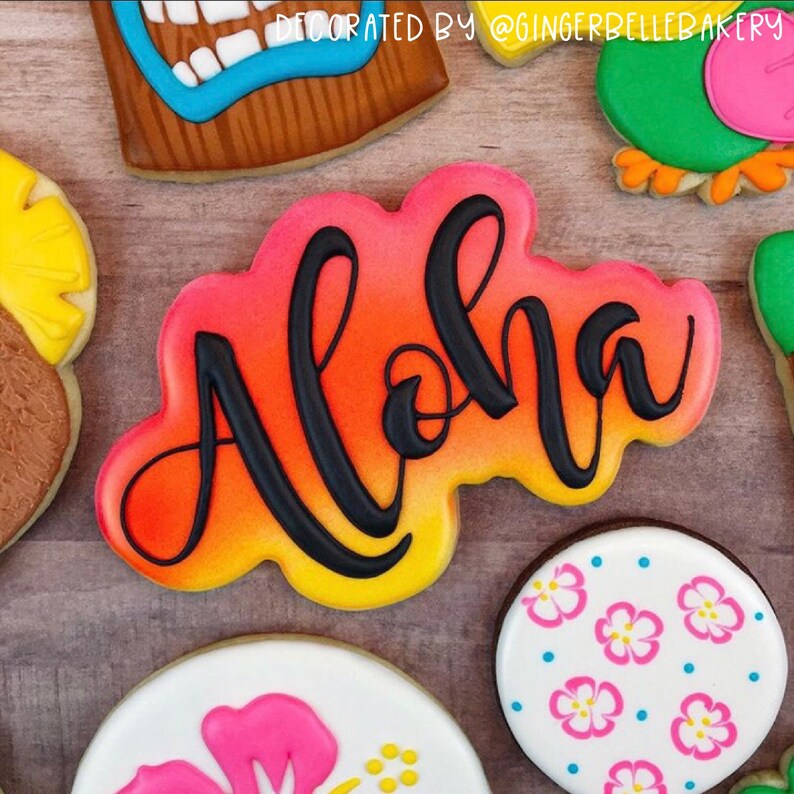 Aloha Cookie Cutter - Etsy