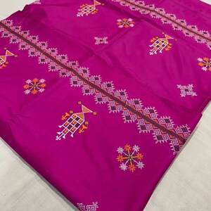 Beautiful Kasuti Work Malai Silk Saree - Etsy