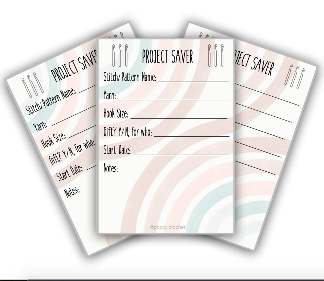Crochet Project Savers - Rainbow - DIGITAL DOWNLOAD - Etsy