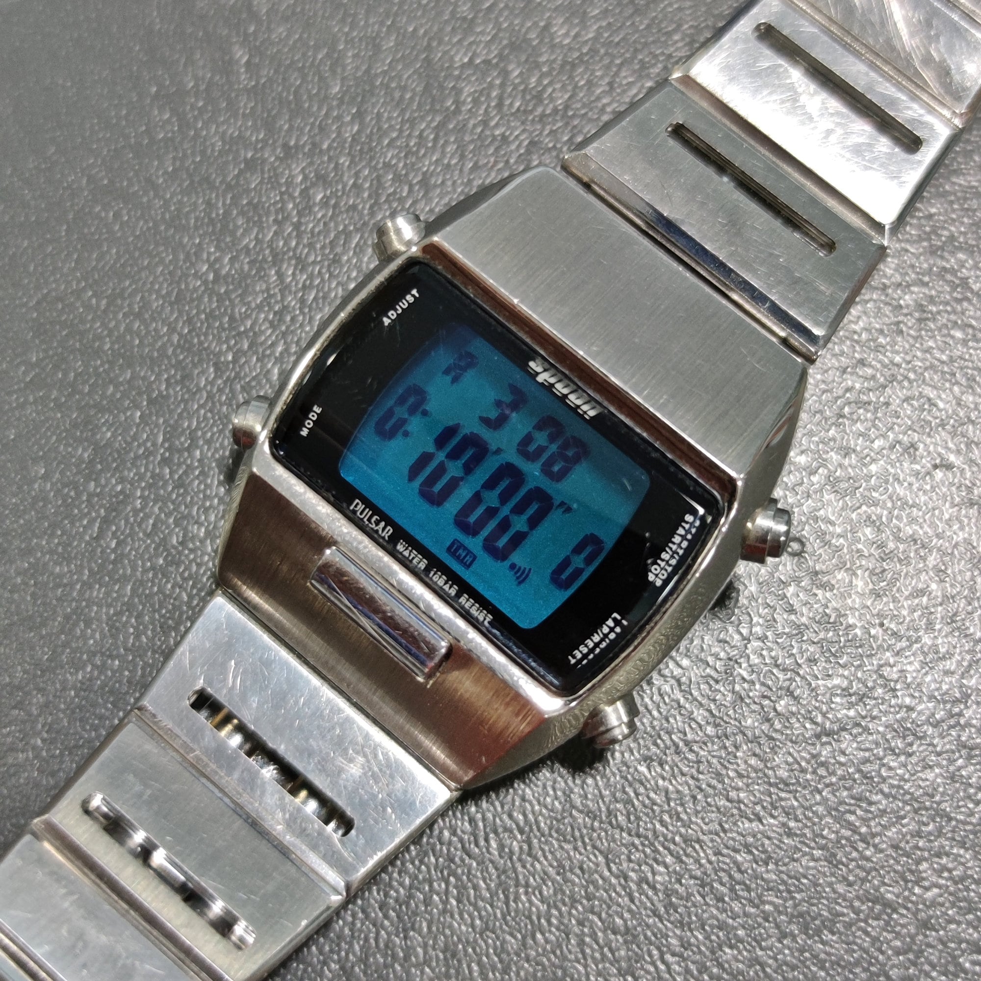 Pulsar Spoon Blue W620-4230 Vintage Japanese Men's Watch | Etsy