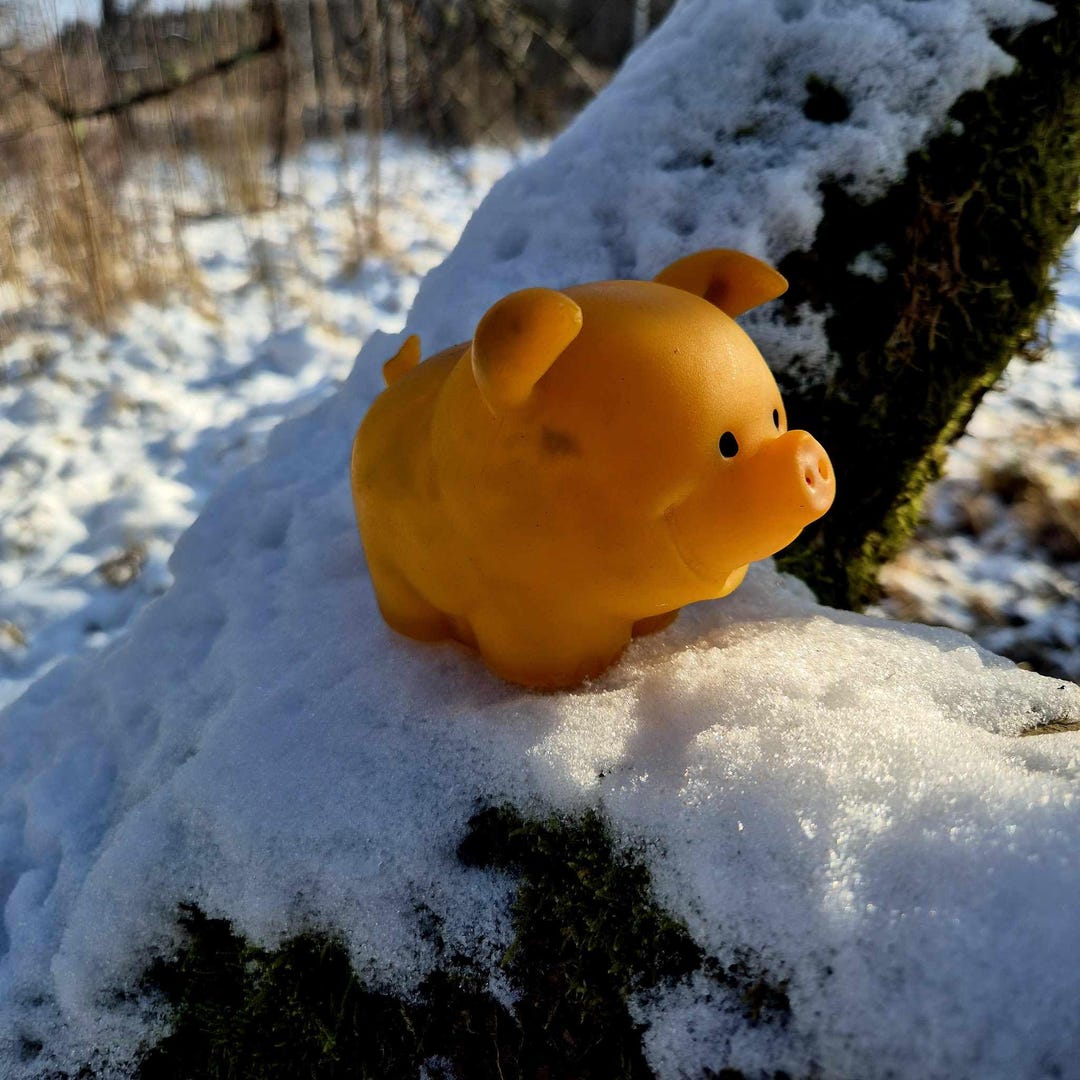 Retro Rubber Pig From USSR, Vintage Home Decor - Etsy