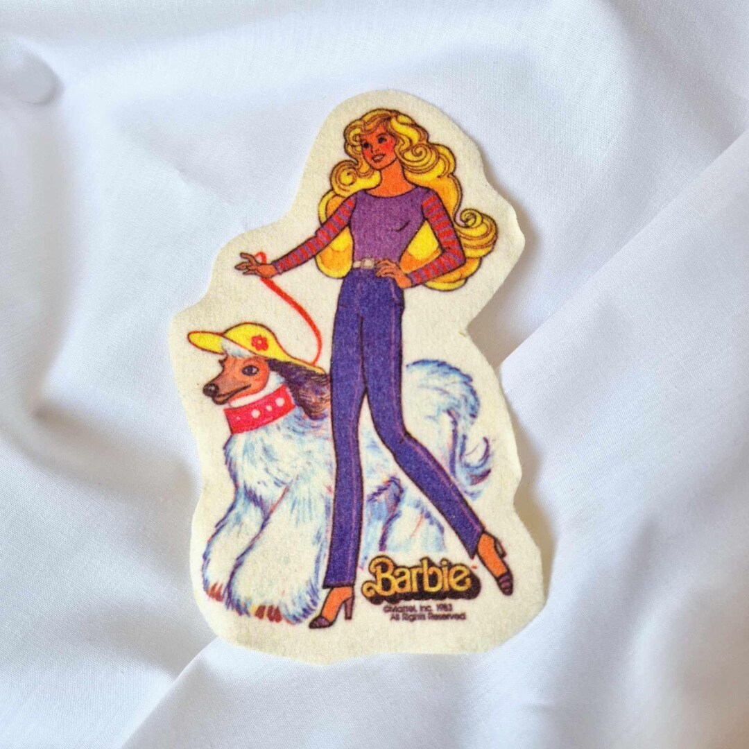 1980's Application, Fabric Badge, Barbie Stickers, Retro Bagde, Bag ...