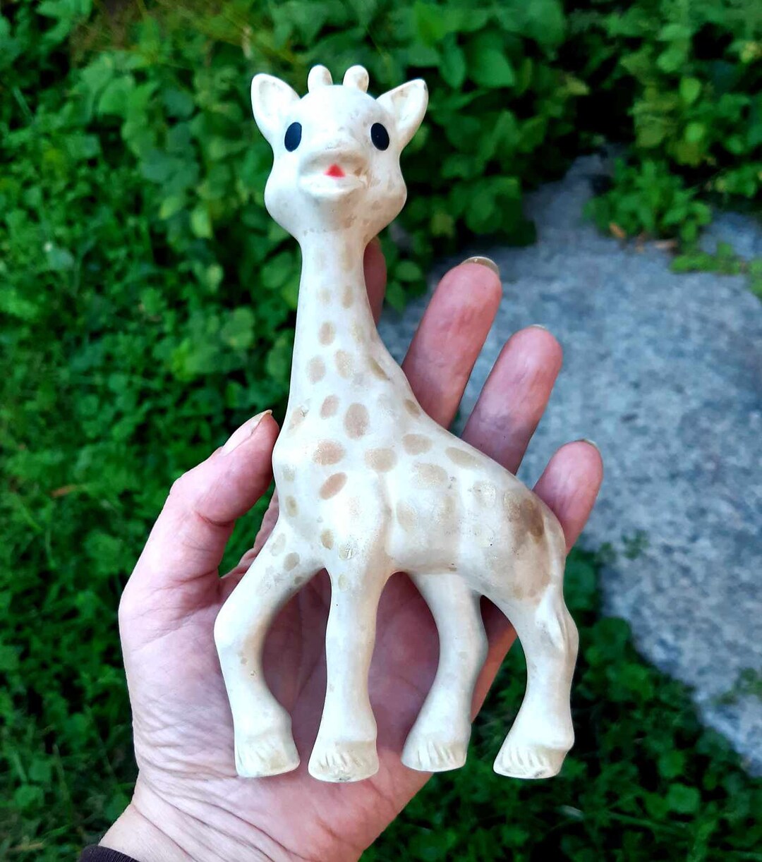 Rubber Toy Giraffe, Baby Shower , Vintage Soviet Rubber Toy, Rubber ...