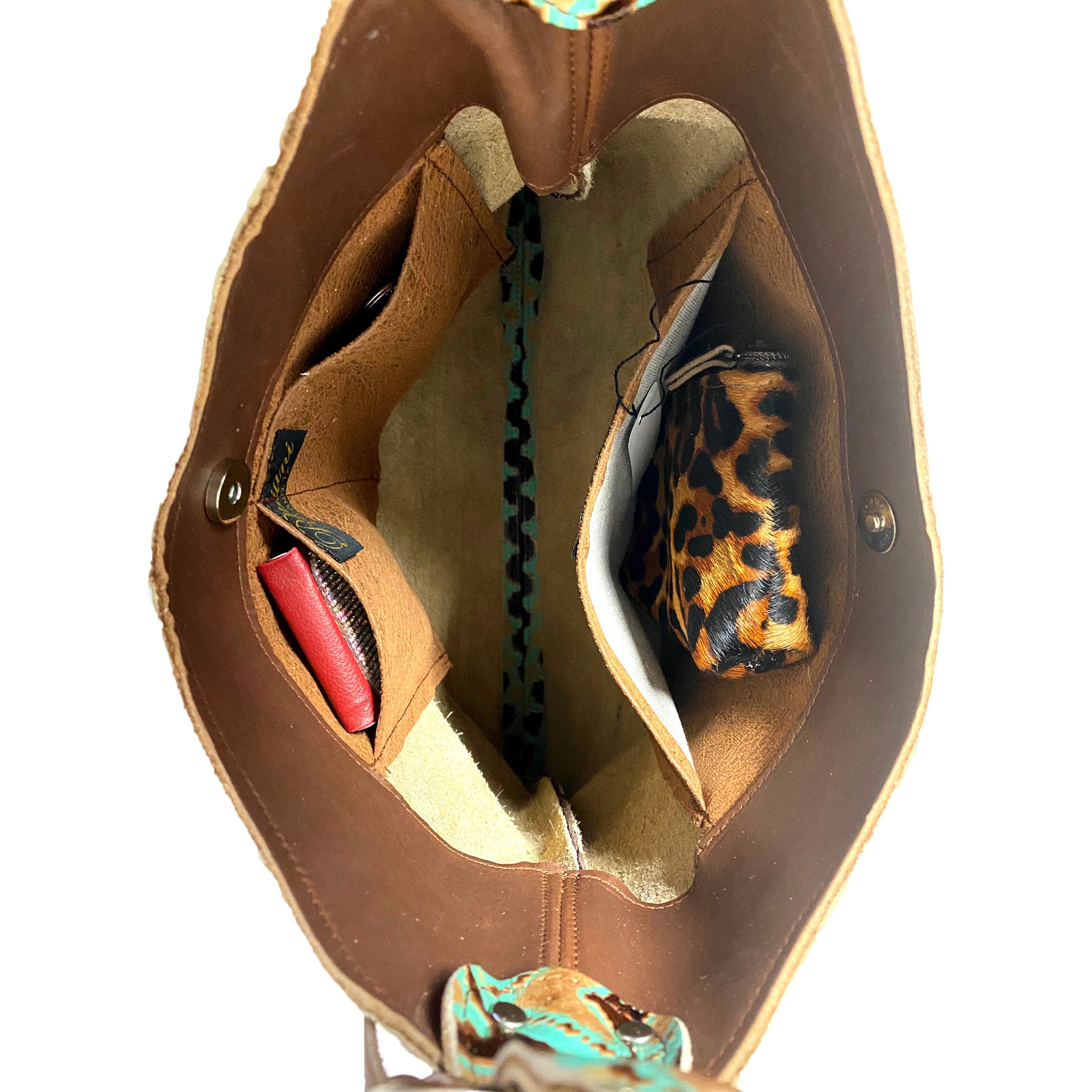 Raviani Hobo Bag in Tan Laredo Embossed Cowhide Leather - Etsy