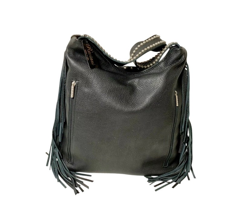 Raviani Hobo AMERICAN ORIGINAL in Black Hair on Leather W/ - Etsy