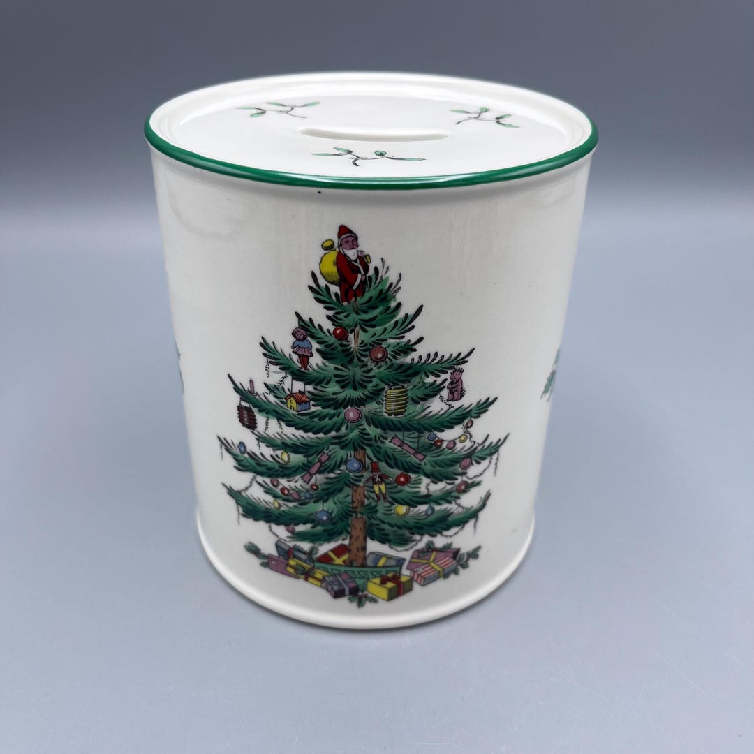 Spode Christmas Tree Coin Bank - Etsy