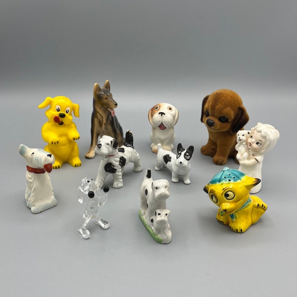 Plastic Dog Figurine - Etsy