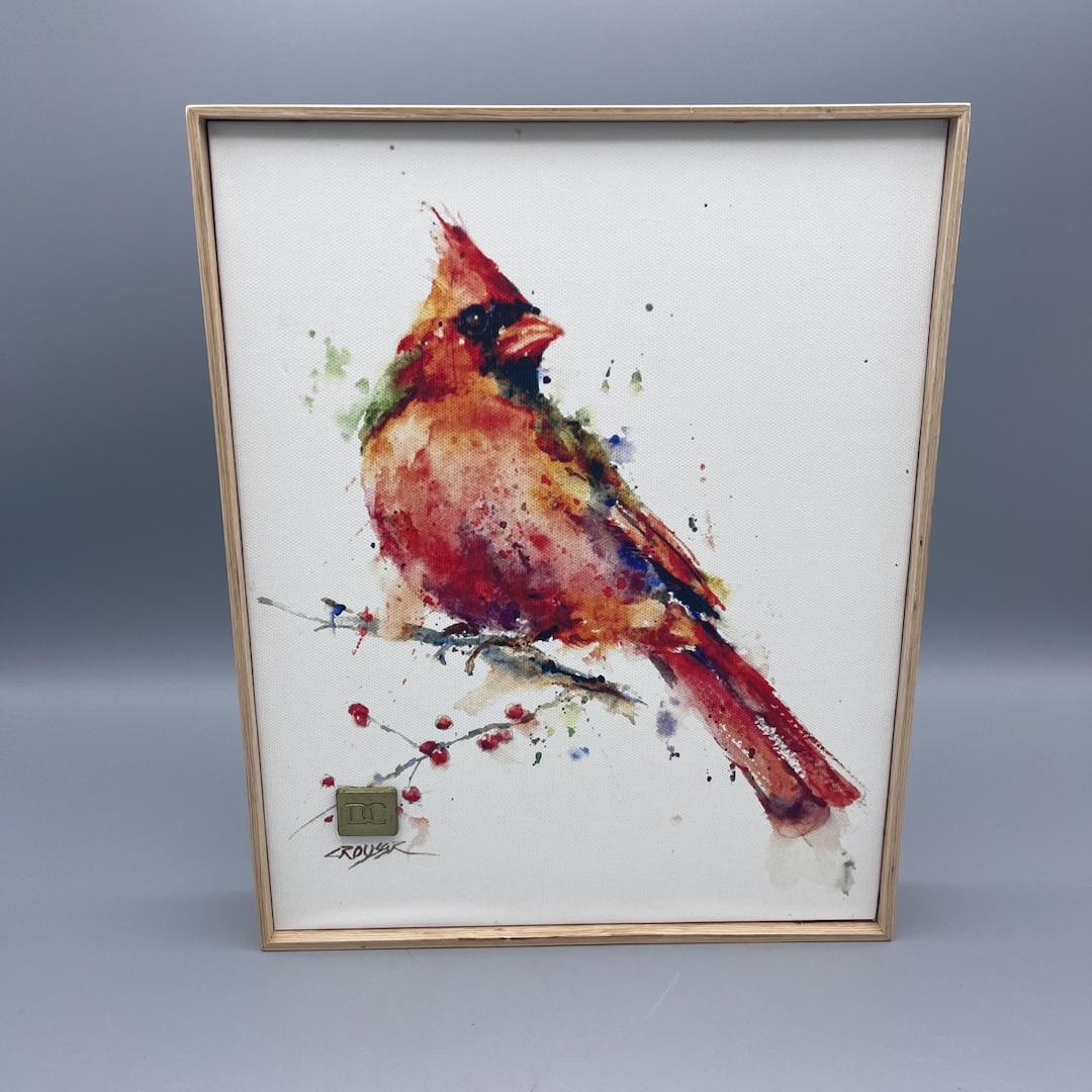 Dean Crouser Redhead Cardinal Wall Art - Etsy