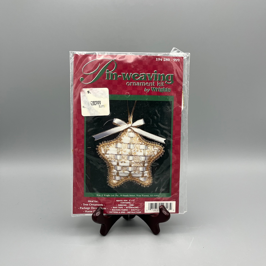 Pin-weaving Ornament Craft Kit, Woven Star Craft Kit - Etsy