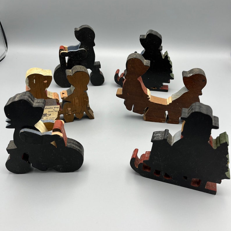 Dee's Country Crafts Amish Wood Décor Amish Children - Etsy