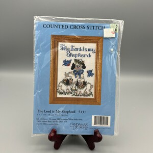 Candamar Designs Countless Cross Stitch Kit, the Lord is My Shepherd - Etsy