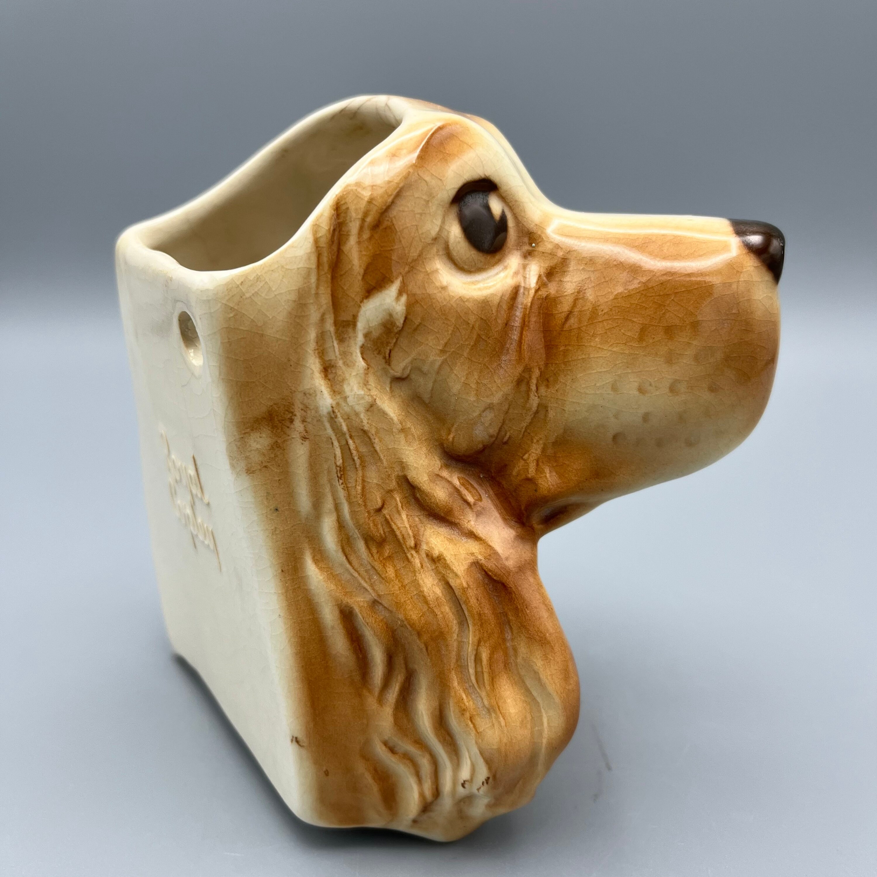 Royal Copley Cocker Spaniel Wall Pocket Vase - Etsy