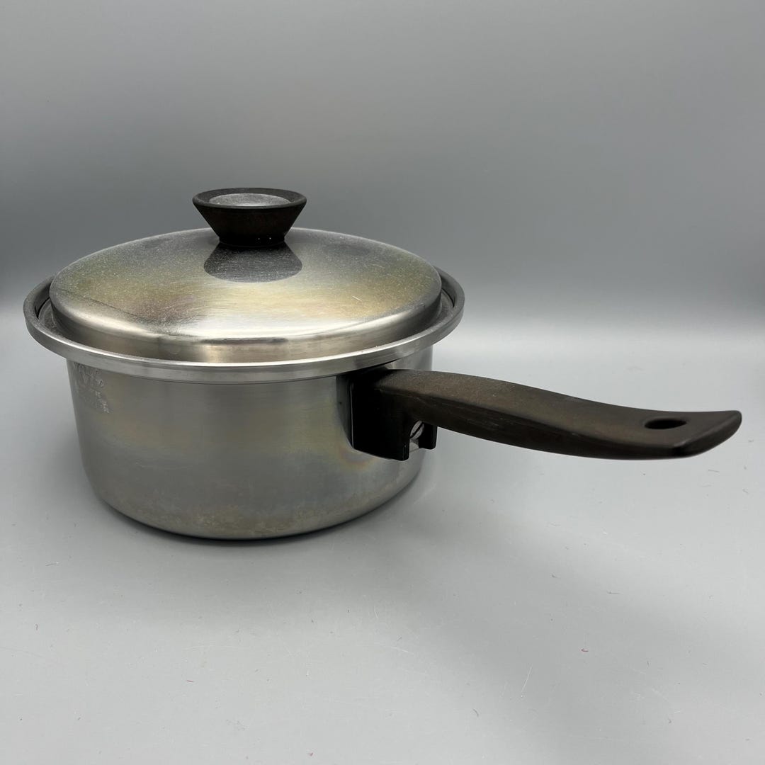 Vintage Wonder Ware 18-8 Manganese Cooking Pot With Lid - Etsy