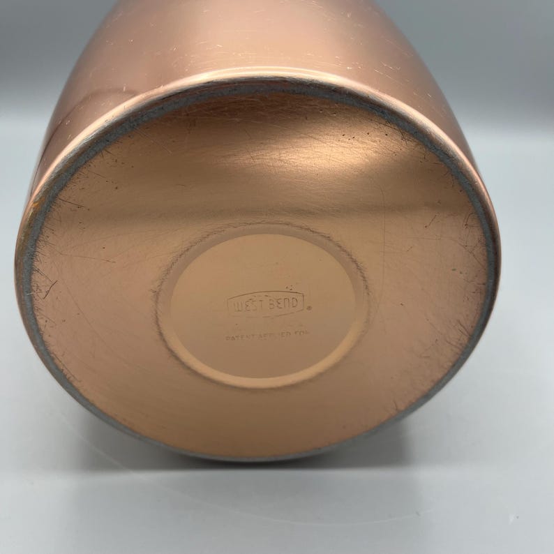 West Bend Four Piece Copper Colored Canister Set, Flour, Sugar, Coffee ...