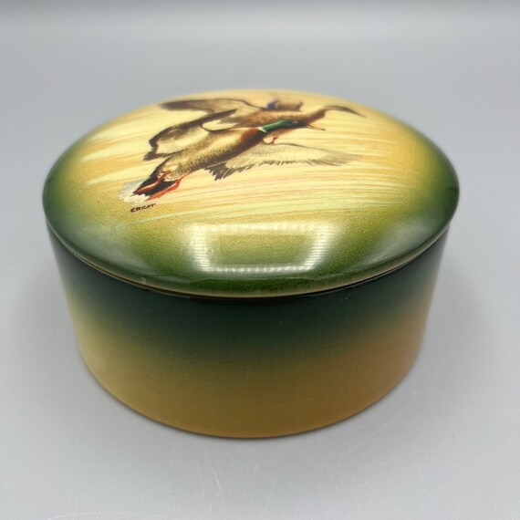 Anri Hand Crafted Wildlife Connection Wood Trinket Ho… - Gem