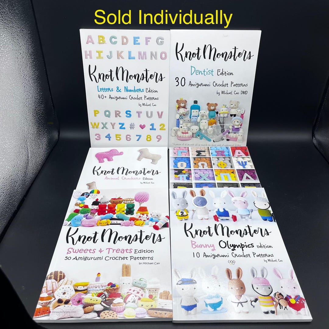 Knot Monsters Crochet Patterns, Dentist, Animal Crackers, Sweets ...