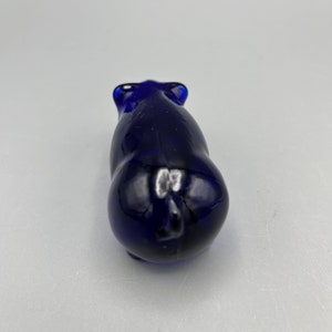 Rosso Keystone R Cobalt Blue Glass Pig Figurine - Etsy