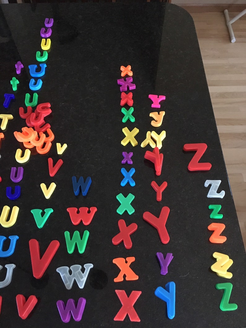 Magnetic ABC Letters Alphabet Numbers - Etsy
