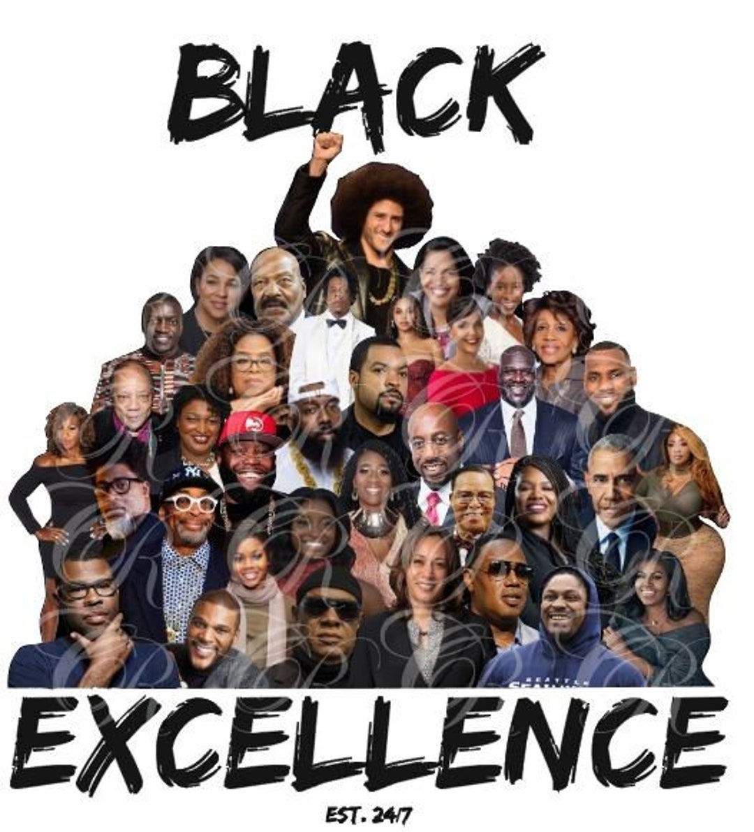 Black Excellence PNG File, Black History Month, Sublimation PNG - Etsy
