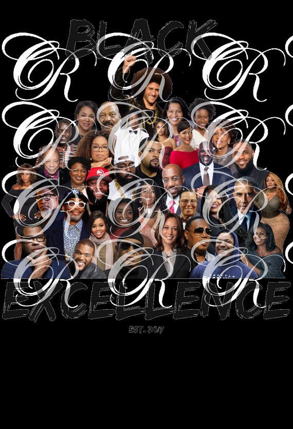 Black excellence PNG file Black History Month Sublimation | Etsy