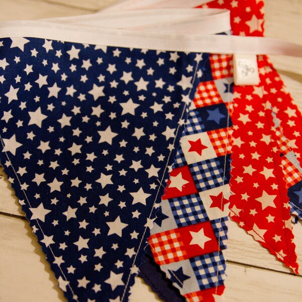 Patriotic Bunting - Etsy