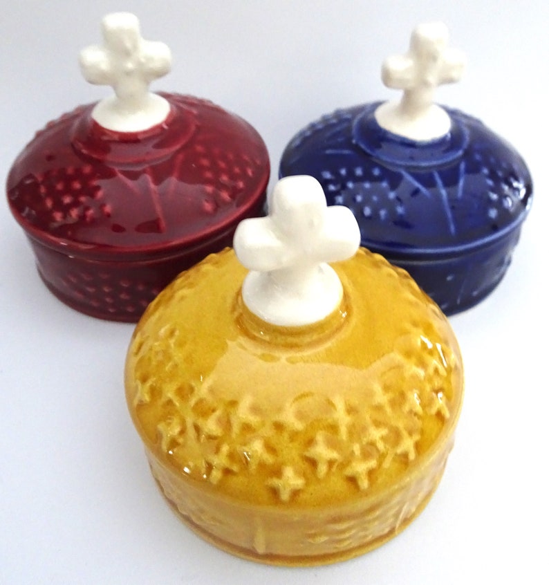 Multifunctional Handmade Ceramic Keepsake Box With Lid and - Etsy