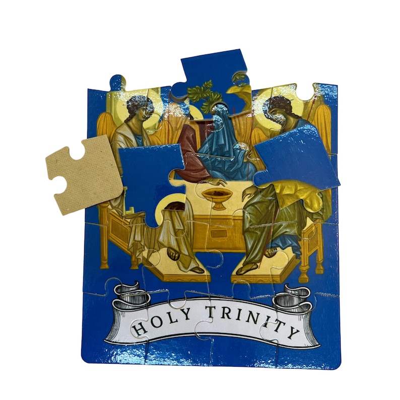 Holy Trinity Orthodox Christian Icon Jigsaw Puzzle for Early | Etsy