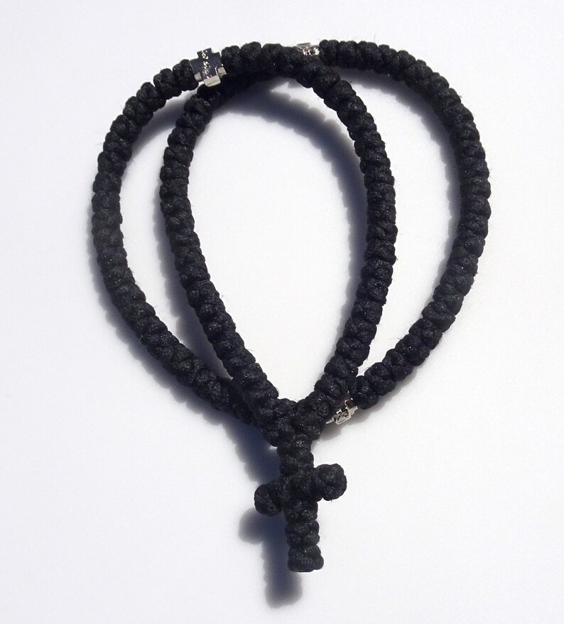100 Knot Handmade Orthodox Prayer Rope With Knotted Cross - Etsy