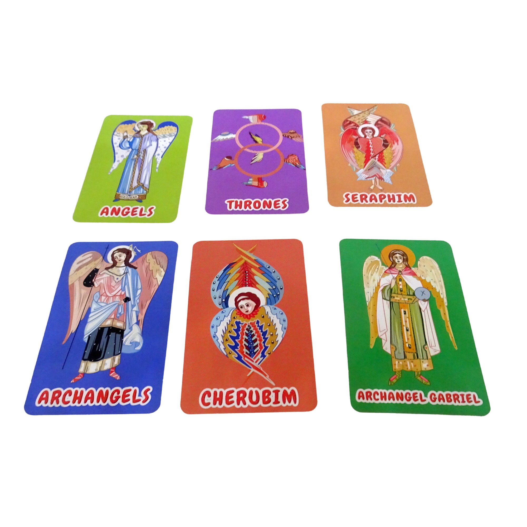 Memory and Matching Card Game for Children Holy Angels - Etsy