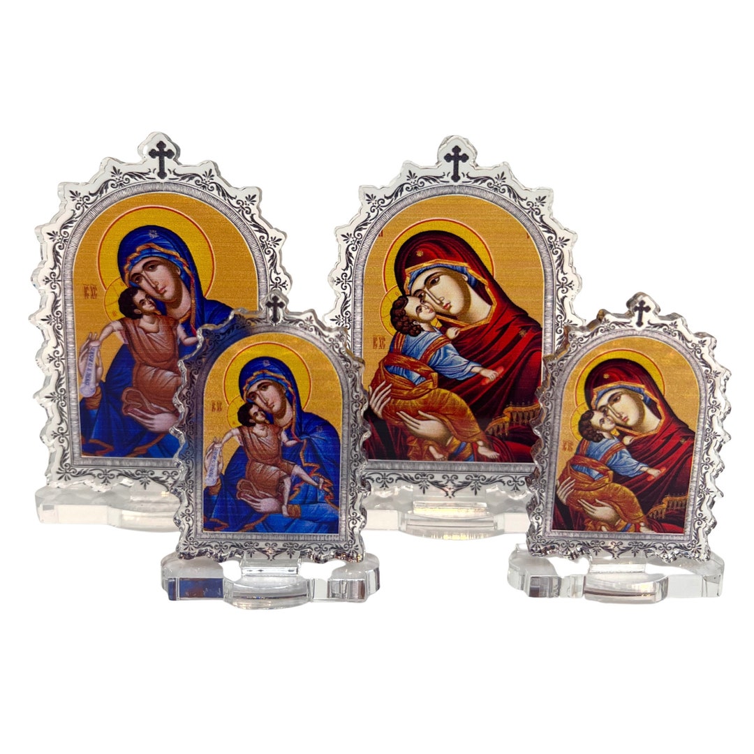 Acrylic Desktop Orthodox Christian Icon, Small Gift Icon, Orthodox ...
