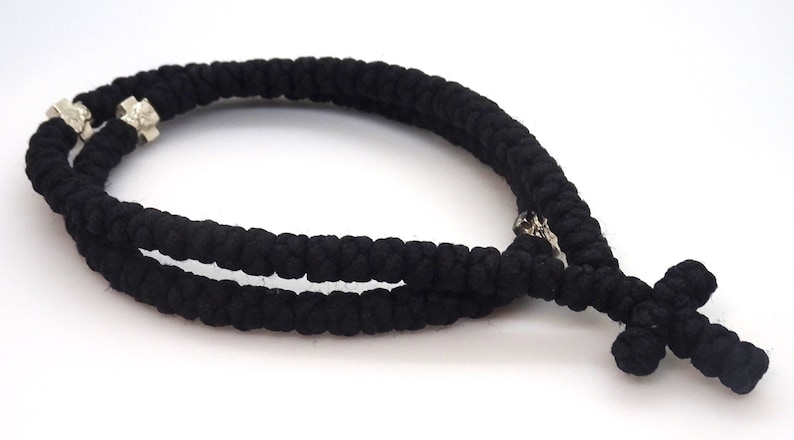 100 Knot Handmade Orthodox Prayer Rope With Knotted Cross - Etsy