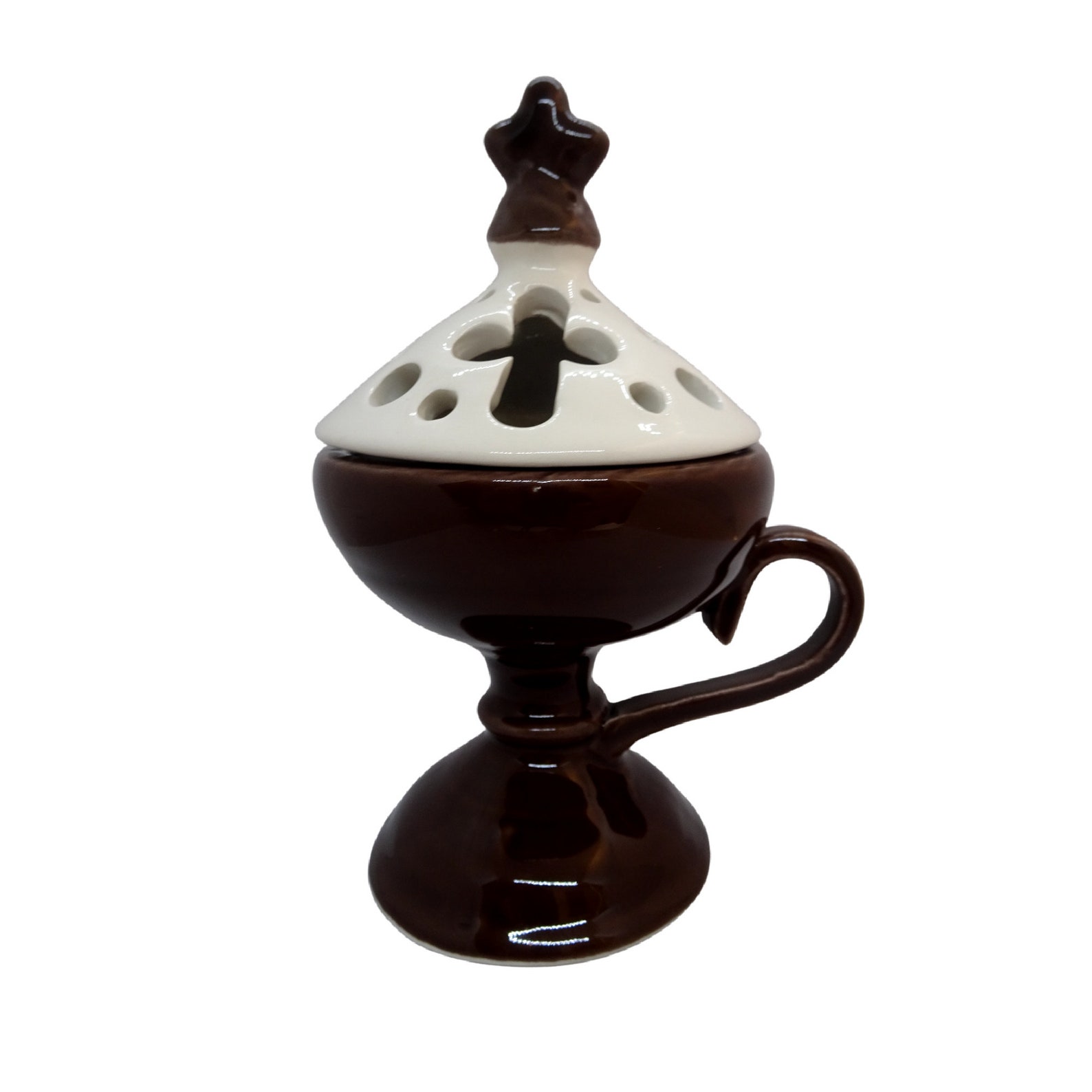 Hand Crafted Greek Orthodox Ceramic Censer and Incense Burner | Etsy