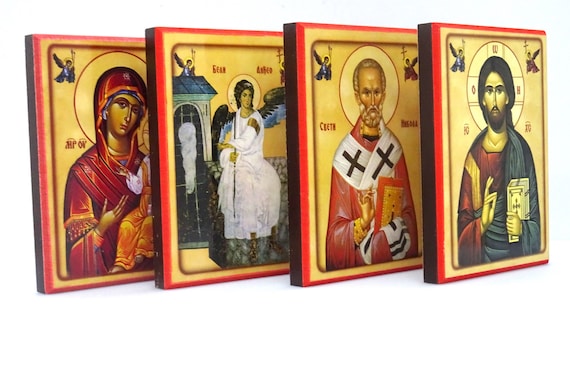 Extra Small Size Orthodox Byzantine Icon Mini Gift Icon Gift | Etsy