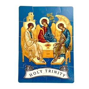 Holy Trinity Orthodox Christian Icon Jigsaw Puzzle for Early - Etsy