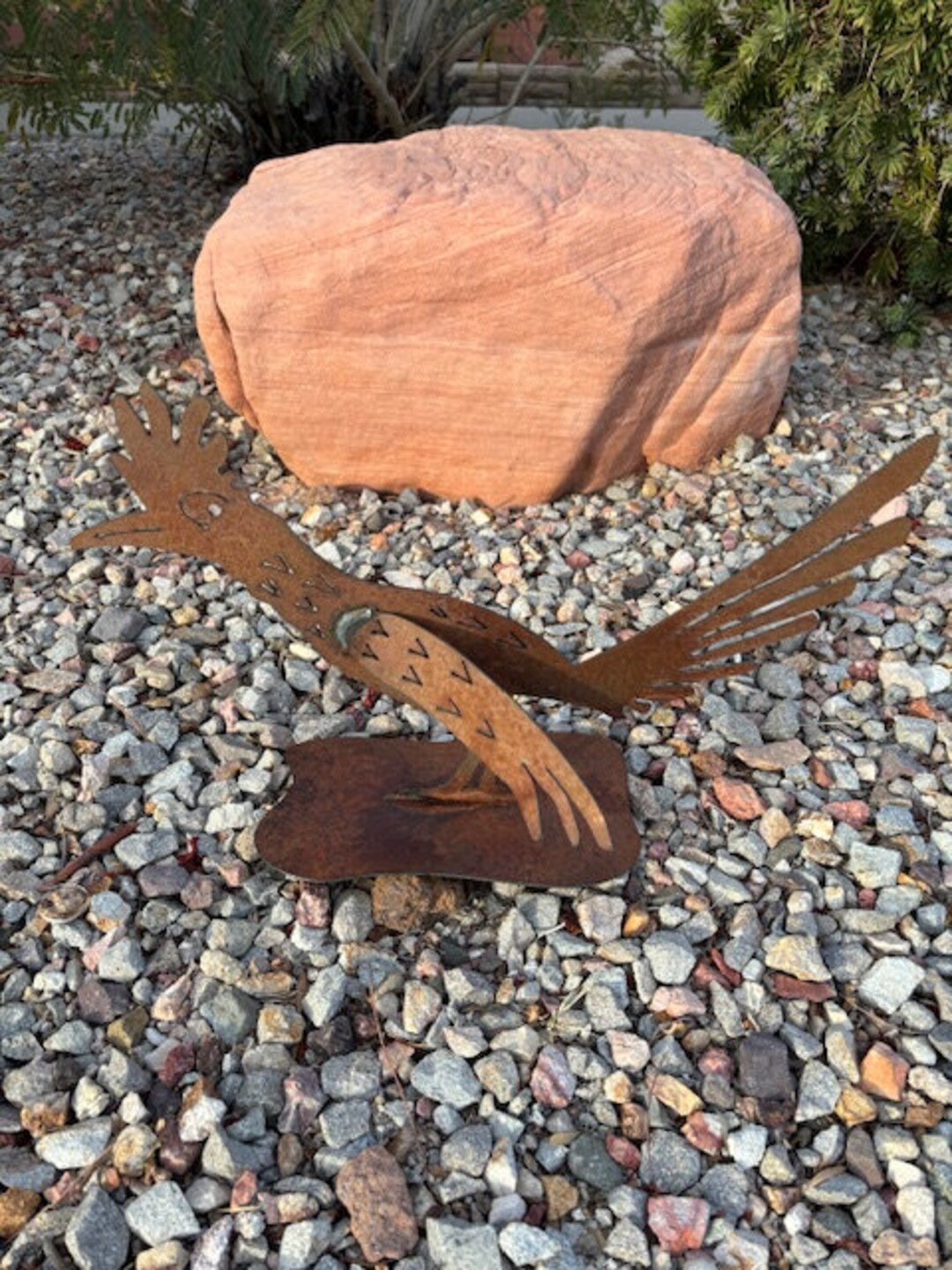 Rustic Metal Roadrunner Southwest Yard Decor - Etsy