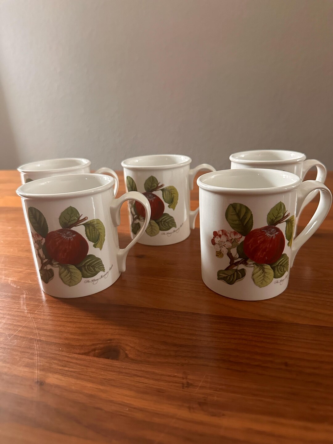 80’s Original Pomona Portmeirion Hoary Morning Apple Mug - Etsy