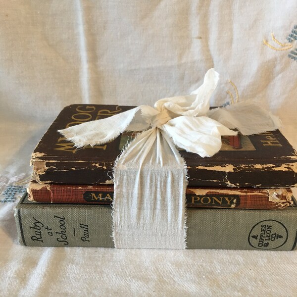 Antique Children’s Book Stack - Etsy