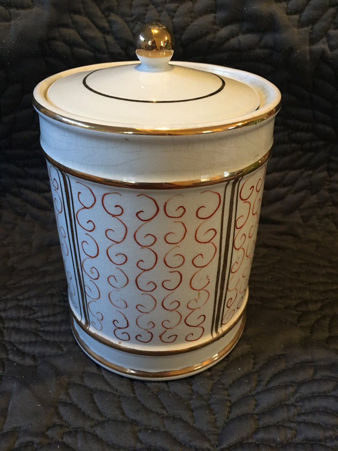 Ceramic Canister Made in England - Etsy