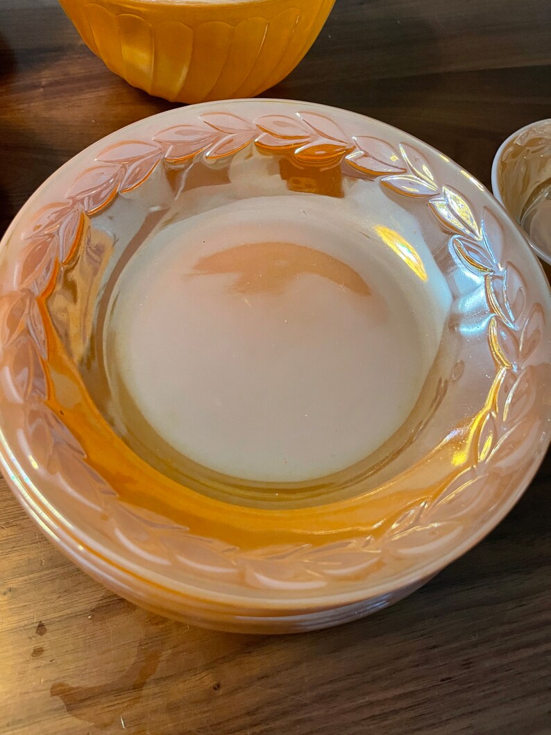 Fire King Peach Marigold Lustre Ware - Etsy