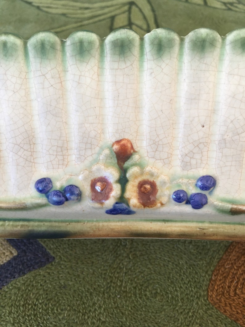 Antique Weller Ware Pottery Dish - Etsy