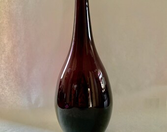 Amethyst Glass Vase | Etsy
