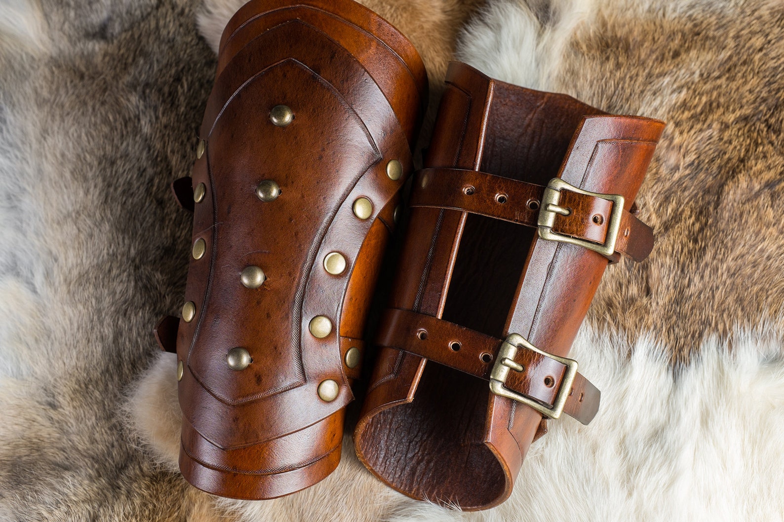 Leather Bracers - Etsy